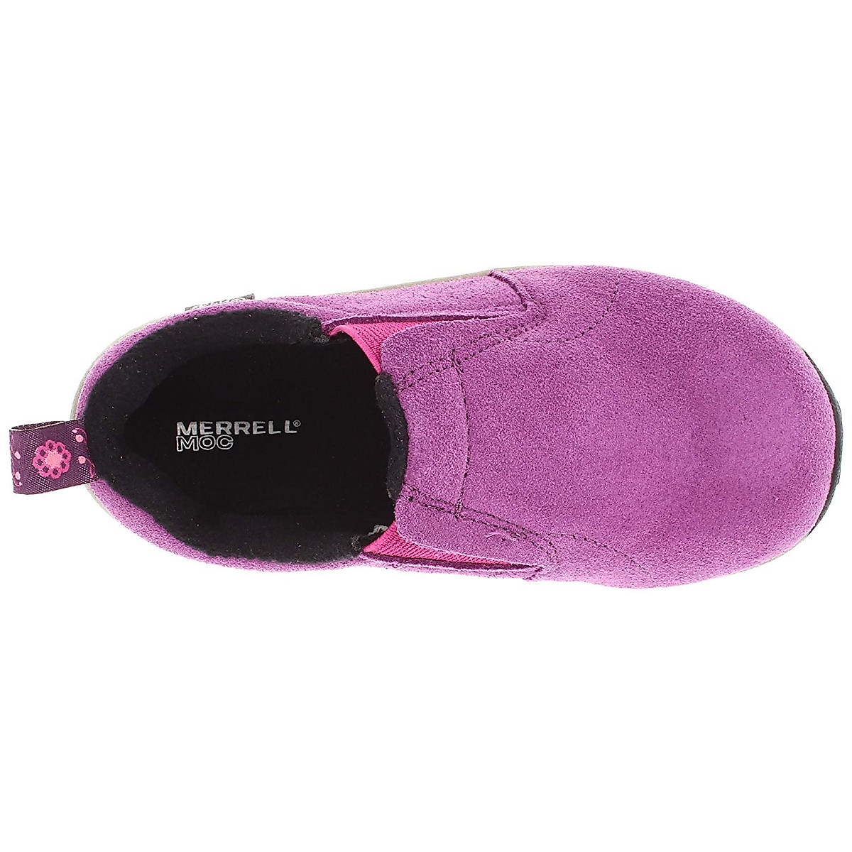 Merrell Jungle Moc Frosty Waterproof Moccasin, Wineberry, 1.5 US Unisex Big Kid