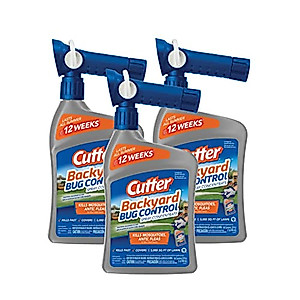 Cutter HG-61067 32 oz Backyard Bug Control Spray - Quantity 3