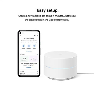 Google WiFi - Mesh WiFi System - WiFi Router Replacement - 3 Pack (Renewed)