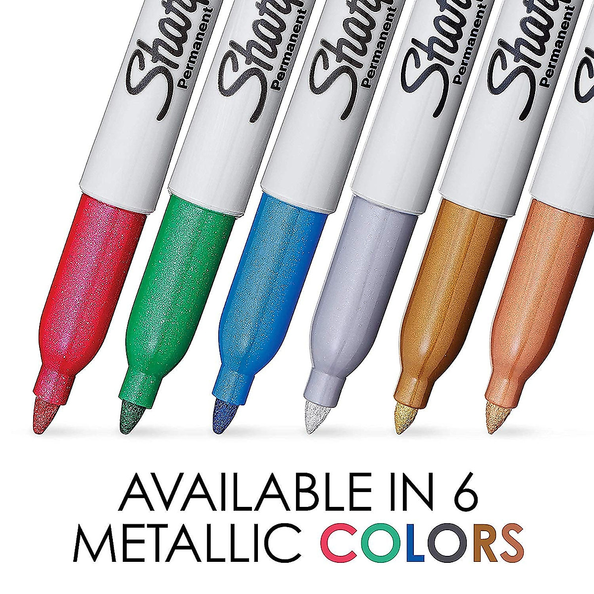 Sharpie 61659 Metallic Permanent Markers Fine Point Silver 36/Pack (9597)