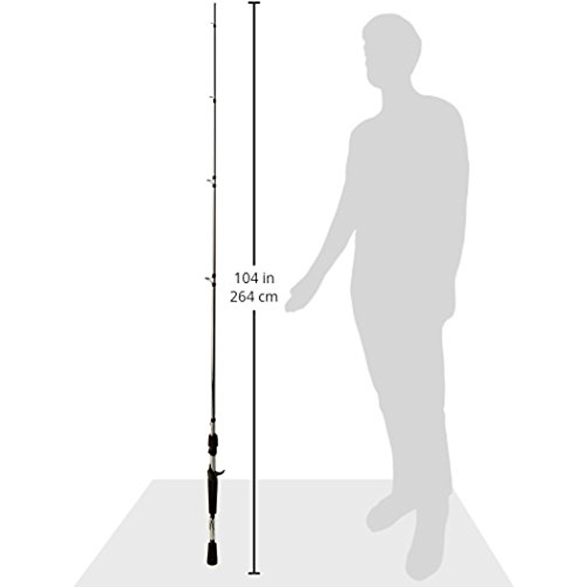 Abu Garcia VENGC66-6 Abu Garcia Vengeance Casting Rod, 6'6" - Medium Heavy