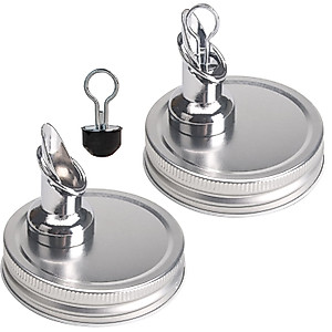 ziHenryDa Mason Jar Pour Spouts. free flow Mason Jar Pour Spouts, for spout mason jar wide mouth 86 mm dispenser germination cover. Suitable for any liquid，jars not included (2 silver)