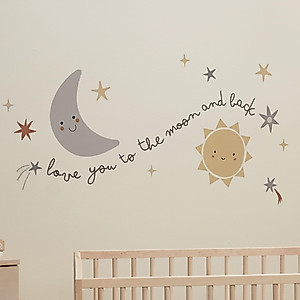 Bedtime Originals Little Star Celestial Moon & Stars Wall Decal/Stickers