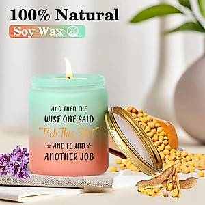 Congratulations Gifts for Men New Job, Quit Job Gifts - Going Away, Leaving, Farewell, Goodbye Gifts for Coworker, Friend - Boss Leaving Gifts for Women, Men - Coworker Leaving Candle…