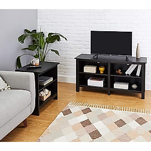 ROCKPOINT Classic TV Stand Storage Media Console Entertainment Center for TV's from 70 Inches to 85 Inches,Espresso(69.1Inchese)