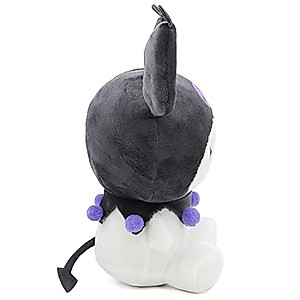 10" Cute Anime Plush Doll,Kawaii Cartoon Stuffed Plushie Toy,Gift for Children Girls Fans (Purple)