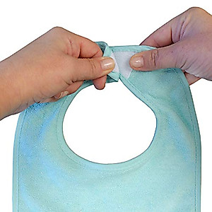Neat Solutions Solid Colored Terry Feeder Bibs Girl, Multi, 16Count