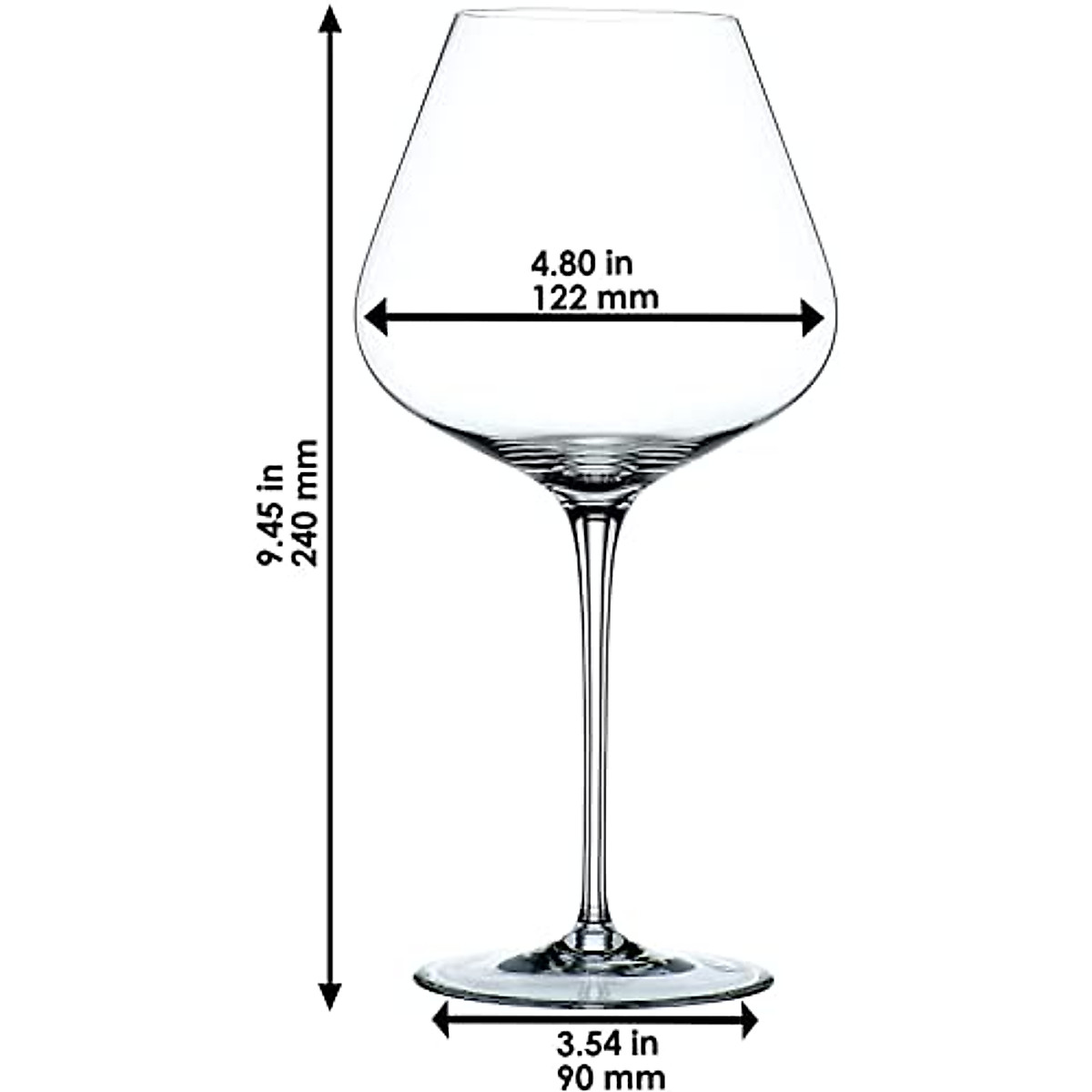 Nachtmann ViNOVA Red Wine Balloon Glass, Set of 4 -