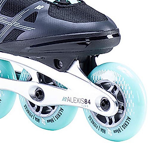 K2 Skate Womens Alexis 84 Pro Inline Skate, Black_Blue