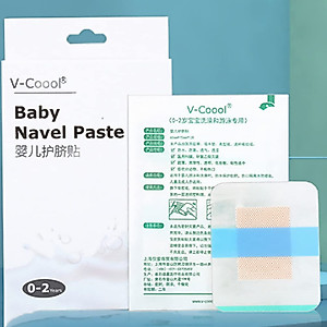 Healifty 50pcs Navel Stickers Baby Swimming Navel Patches Belly Button Sticker Baby Supplies for Infant Newborn Baby