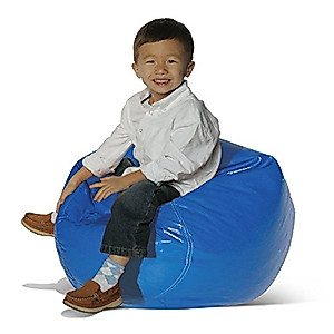 American Furniture Alliance Wet Look Vinyl Bean Bags, Jr Child, Green