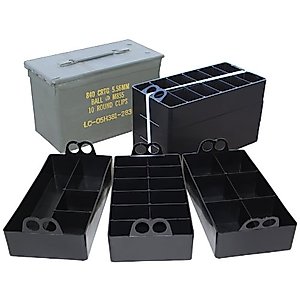 MTM ACO Ammo Can Organizer, 3 pack, USA Made, Black