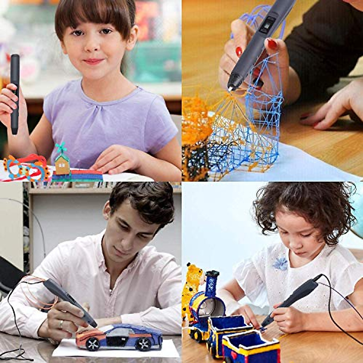 Salpplea 3D Pen/3D Printer Filament,3D Pen PLA Filament Refills，1.75mm PLA Filament Pack of 20 Colors,High-Precision Diameter Filament, Each Color 16 Feet, Total 320 Feet Lengths