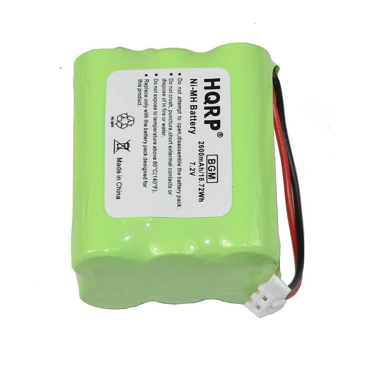 HQRP Backup Battery Compatible with 2gig BATT1X BATT2X BATT1 GC2 2GIG-CNTRL2 2GIG-CP2 GCKIT311 Go Control Panel Security System Alarm 6MR2600AAY4Z 10-000009-001 10-000013-001 Linear PERS-4200
