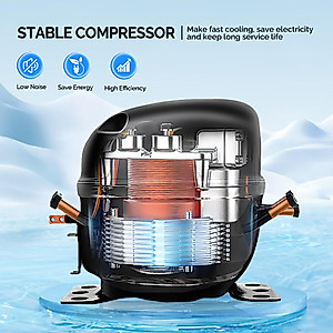 Leadzm 12.2 Cu.Ft Commercial Display Refrigerator NSF ETL Certified, Commercial Beverage Cooler Merchandiser Drink Fridge w/Automatic Defrosting LED Lighting Single Glass Door for Bar Restaurant Cafe