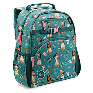 Simple Modern Disney Toddler Backpack for School Girls and Boys | Kindergarten Elementary Kids Backpack | Fletcher Collection | Kids - Medium (15" tall) | Moana's Village