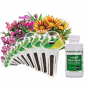 AeroGarden Mountain Meadows Flower Seed Pod Kit (9-pod), Pink/Yellow
