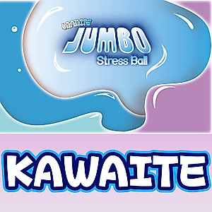 Giant Stress Balls for Kids and Adults - Jumbo Dough Balls Squishy Fidget Toy - Pull, Stretch and Squeeze Stress Ball Squishy Toys, Soft Dough Ball for Relax, Focus, Anxiety Relief (Blue)