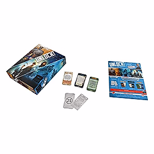 UNLOCK! Game Adventures Card Game - Escape Room-Inspired Cooperative Adventure, Fun Family Game for Kids and Adults, Ages 10+, 1-6 Players, 1 Hour Playtime, Made by Space Cowboys