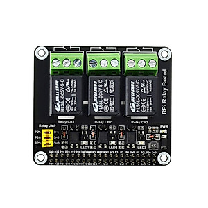 Ingcool Compatible with Raspberry Pi Expansion Board Power Relay Module Kits for Raspberry Pi 4B/3B+/3B/2B/ A+/B+ 5A 250V AC/ 5A 30V DV