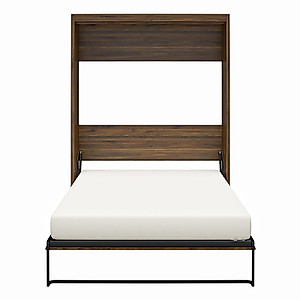 Signature Sleep Queen Murphy Wall Bed in Walnut