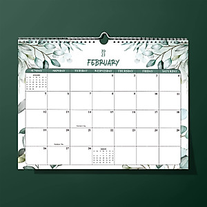 COOLENDAR 2023 Wall Calendar, Monthly Calendar 24 Months from January 2023 to December 2024, Hanging Calendar 2023 for Wall, Monthly Planner 2023-2024, 2023 Desk Calendar with Large Occasions (GRN1)