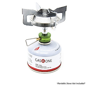 GasOne Camping Fuel Blend Isobutane Fuel Canister 100g (4 Pack)