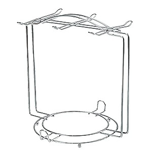 SM SunniMix Hold 6 Coffee Cups and 6 Plates Tea Cup and Saucer Display Rack Modern with Hook Cup Holder for Ornament, Silver