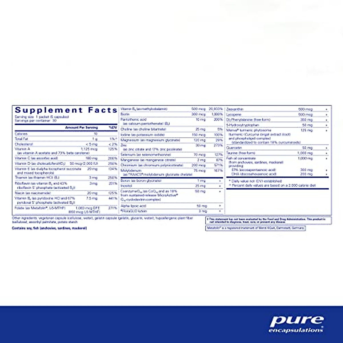 Pure Encapsulations - NeuroMood Pure Pack - Comprehensive Dietary Supplement for Healthy Neurotransmitter Function* - 30 Packets