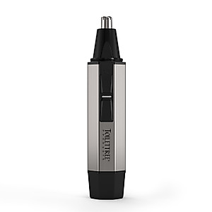 ToiletTree Products Nose Hair Trimmer with LED Light - Stainless Steel, Heavy-Duty Casing - Ear & Nose Hair Trimmer - Men's Grooming Trimmer for Beard, Eyebrows, and Ears