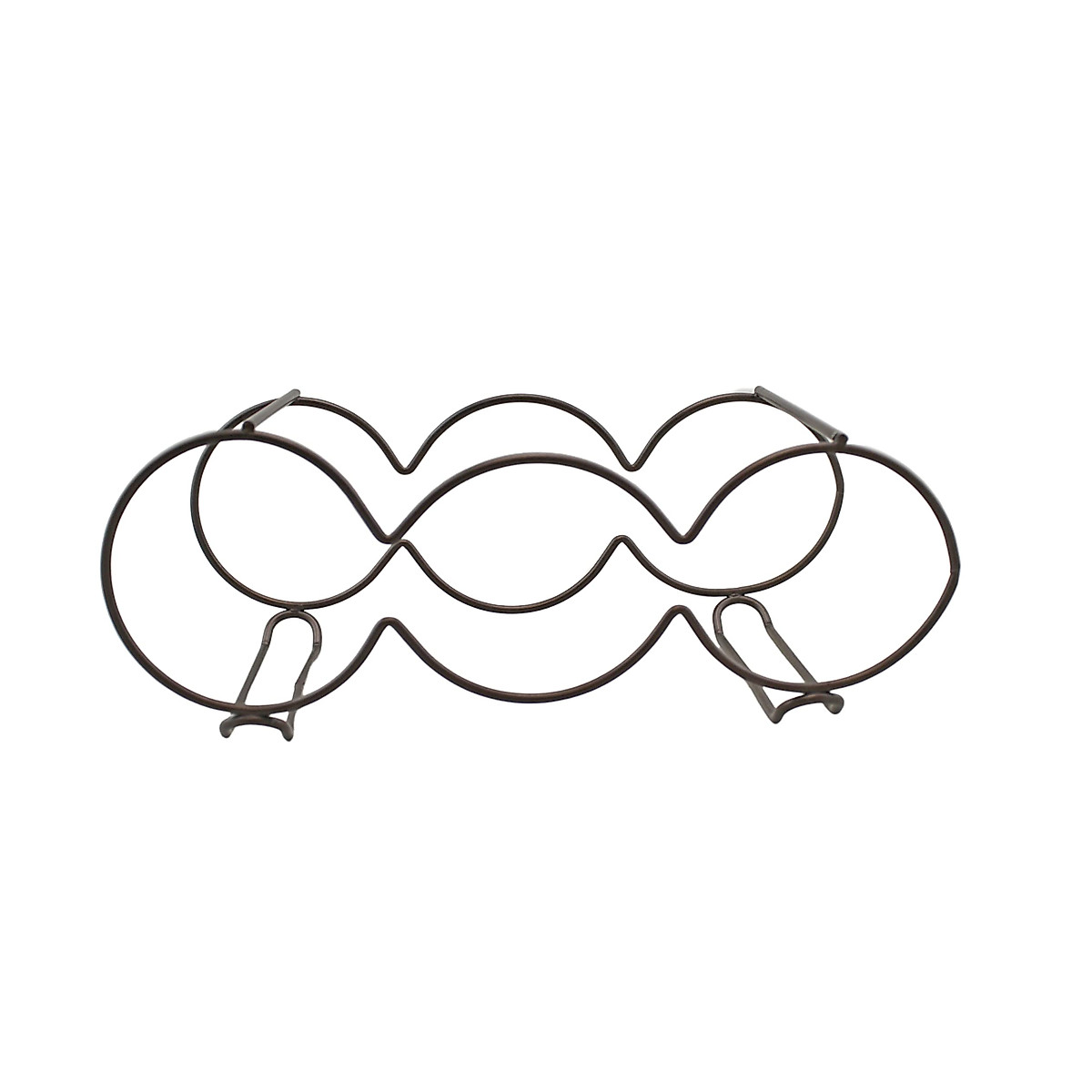 Stackable Table Top Wine Rack Bottle Holder (Bronze)