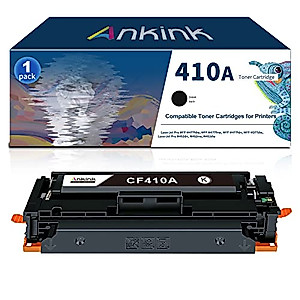 ANKINK 410A CF410A Black Toner Cartridge for HP Laserjet Pro MFP M477 M477fnw M477fdw M452dn M477fdn M452nw M452dw Printer Toner Ink Cartridges Black High Yield