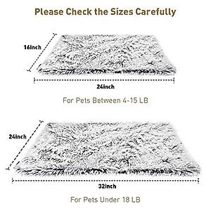 PJYuCien Fluffy Fleece Cat Dog Blanket, Soft Warm Pet Throw Blanket for Dogs & Cats (Small 16" x 24")