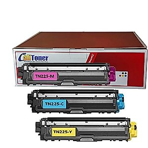 Calitoner Compatible Laser Toner Cartridges Replacement Brother TN221 TN225 for Brother MFC-9130CW, MFC-9330CDW, MFC-9340CDW, HL-3140CW, HL-3170CDW Printer- (3 Pack)