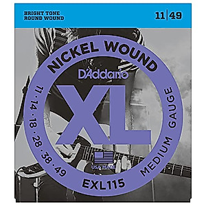 D'Addario EXL115 Electric 11-49 (6 Pack Bundle)