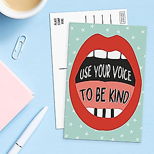 Sweetzer & Orange Motivational Postcards Pack (60 Post Cards) 4x6 Postcards for Kids and Adults. Growth Mindset Affirmation Cards, Mindfulness Cards, Inspiration Cards and Blank Encouragement Cards