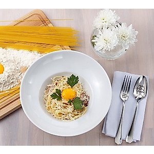 2 Pieces Feel Better Engraved Stainless Spoon and Fork, Funny Long Handle Dinner Fork Coffee Spoop with Gift Box, Encouragement Recovery Gifts for Women Men Friends