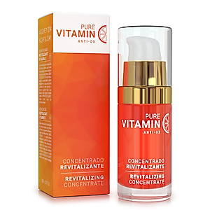 Noche Y Dia Vitamin C Serum for Mature Skin - Made in Spain - Anti Aging Formula Hydrates, Moisturizes, Firms - Targets Sun Spots, Fine Lines, Wrinkles - 30mL (1.02 fl oz)