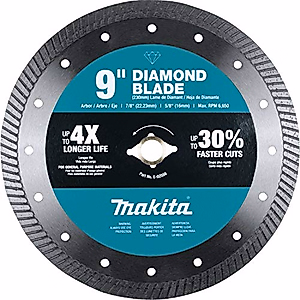 Makita E-02559 9" Diamond Blade, Turbo, General Purpose