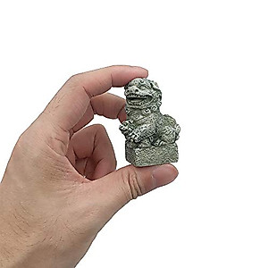 Smoothedo-Pets Fish Tank Decorations Aquarium Decoration Mini/Pair Size Ornaments Accessories Fish Hides Asian Garden FengShui Beast Dog (Mini Lion Statue/Pair)