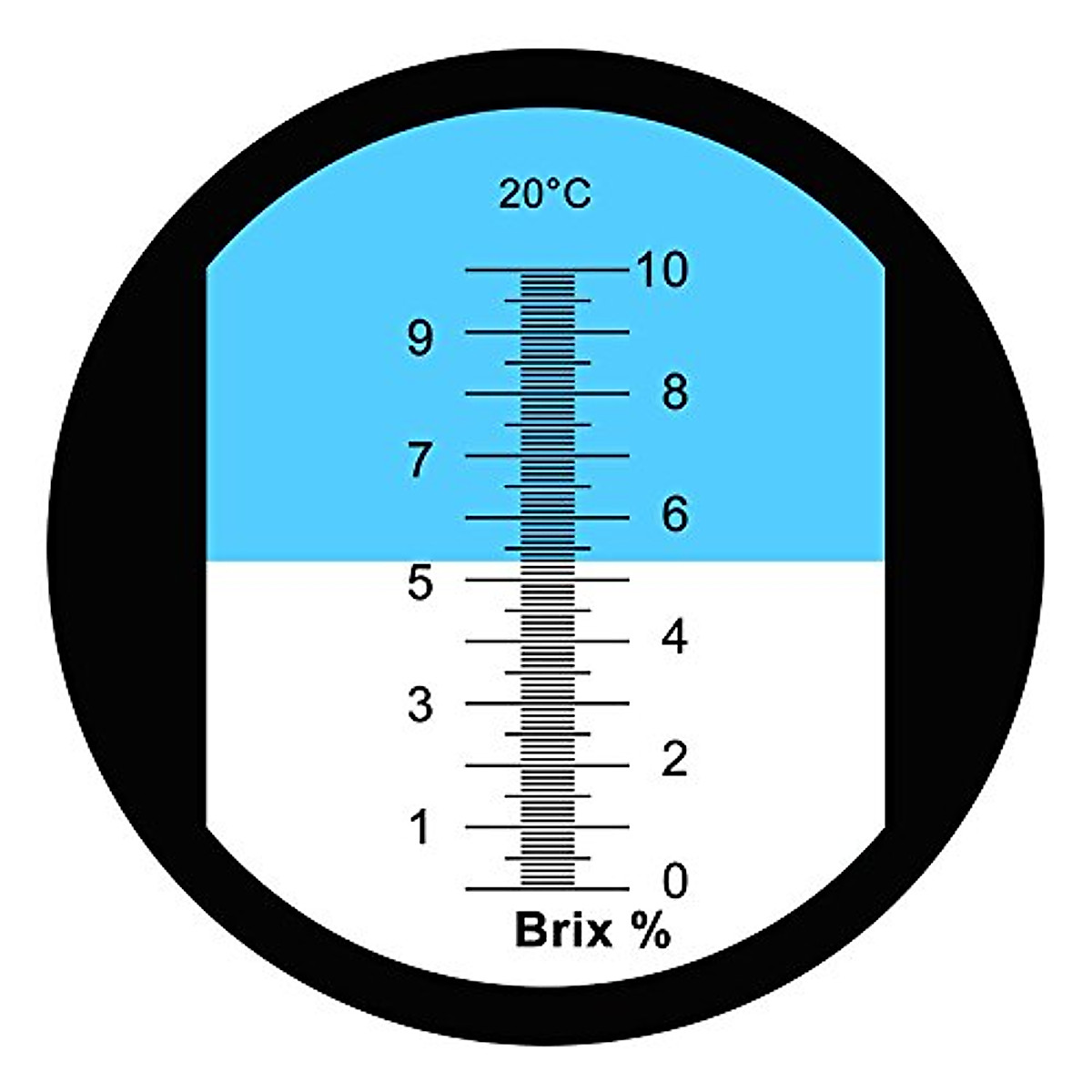 0-10% Brix Refractometer for Testing Sugar Content Maple sap Syrup, Low-Concentrated Sugar Solutions, Tea, Portable Hand Held Sugar Content Measurement with ATC Function and LED Light, pipettes