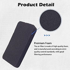 KLWZH 17211-899-000 Air Filter for Honda Generator EB3000 EB3500 EB3800 EM3000 EM3500 EM3800 EB4000 EB5000 EB6500 EM4000 EM5000 EM6000 EM6500 EW140 GX390 GX340 GX240 GX270 Engine