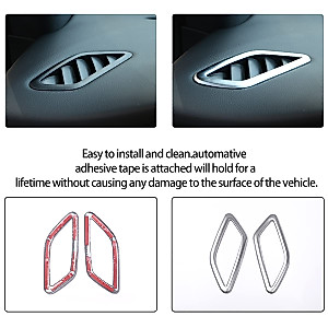 Suitable for Mercedes-Benz CLA GLA Class W117 X156 2014-2017 ABS chrome-plated dashboard air conditioning vent decorative sticker accessories