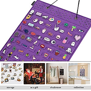 KGMcare Wall Hanging Pin Display Organizer Brooch Pin Collection Storage Holder for Home Decoration, Holds up to 96 Pins