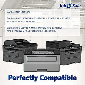 INK E-SALE 4 Packs Remanufactured TN760 Toner Cartridge Replacement for Brother TN760 TN730 TN770 for HL-L2325DW HL-L2350DW HL-L2370DW DCP-L2550DW MFC-L2690DW MFC-L2710DW MFC-L2717DW MFC-L2750DW