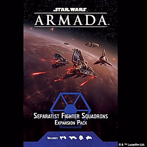 Star Wars Armada Separatist Fighter Squadrons EXPANSION PACK | Miniatures Battle Game | Strategy Game for Adults and Teens | Ages 14+ | 2 Players | Avg. Playtime 2 Hours | Made by Fantasy Flight Games