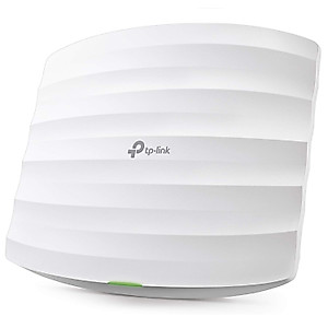 TP-LINK EAP115 V4TP-Link N300 Wireless Access Point – PoE Powered, Free Managing Software, Free Facebook/SMS Registration Portal(EAP115), White (Renewed)
