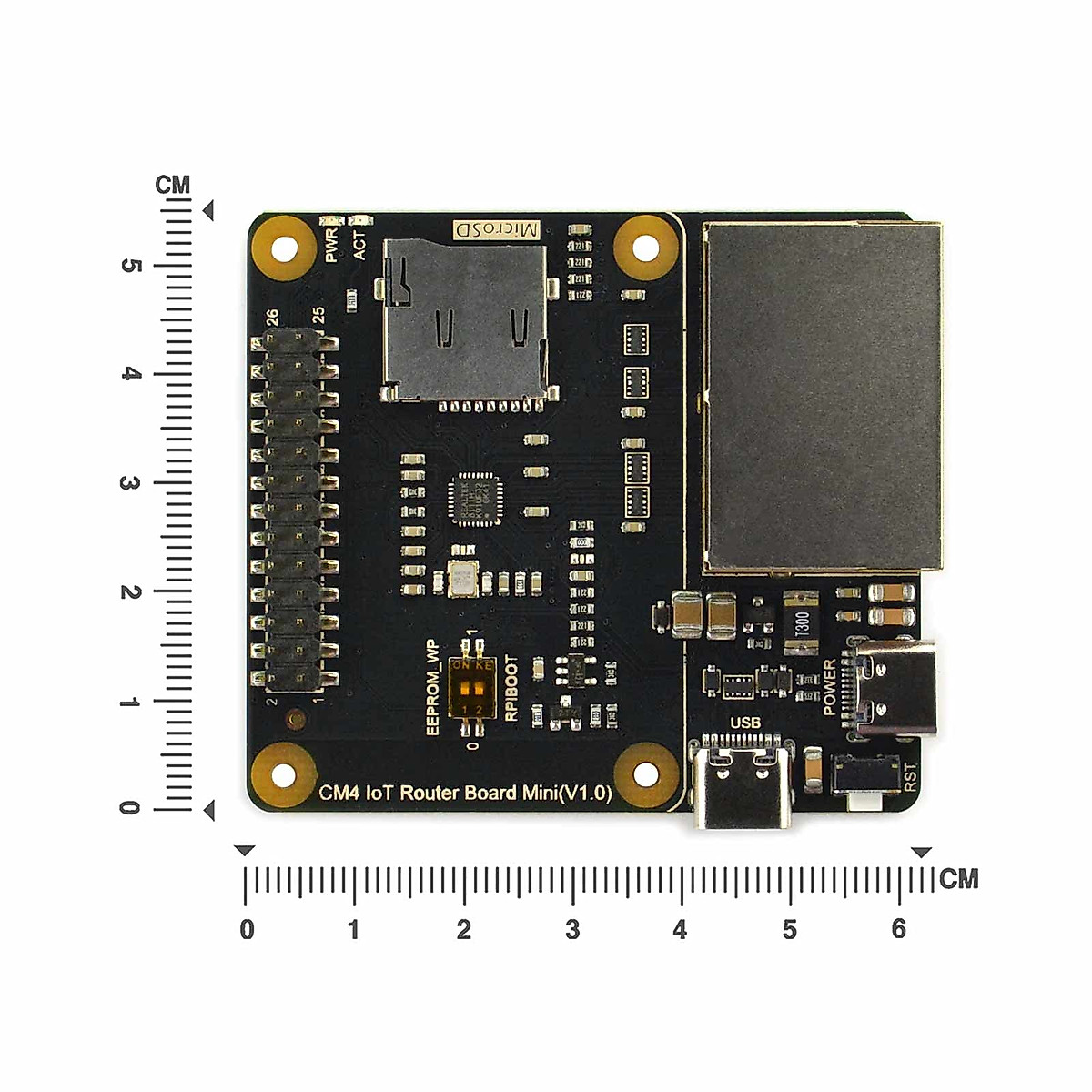 DFROBOT IoT Router Carrier Board Based on Raspberry Pi Compute Module 4 | Internet Expansion Board