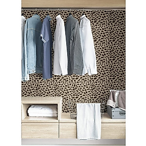 NuWallpaper Tan Spotted Peel & Stick Wallpaper