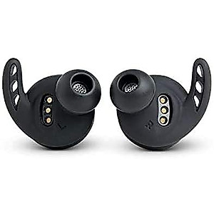 JBL UA True Wireless Flash Sport in-Ear Headphones On-The-Go Bundle with Deluxe CCI Premium Case (Black)